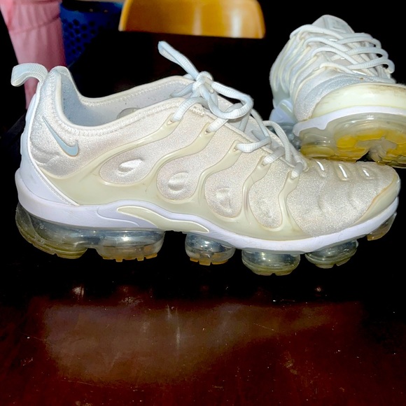 Nike | Shoes | Used All White Vapor Max Plus | Poshmark